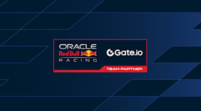 Oracle Red Bull Racing and Gate.io - Multi-year Partnership