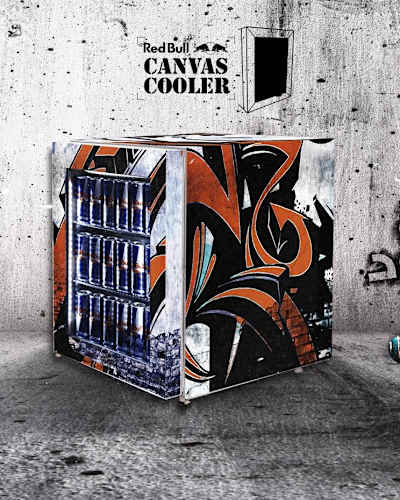 Red Bull Canvas Cooler
