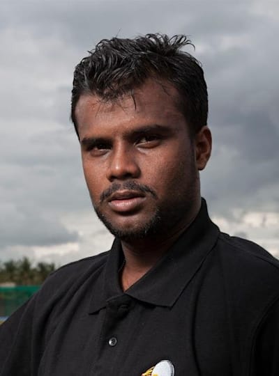 Srilankan batsman Sahan Perera