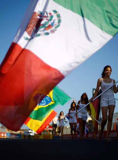 Galería fotográfica de grid girls de la F1