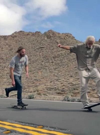 Neal Unger: 60 años y sigue patinando
