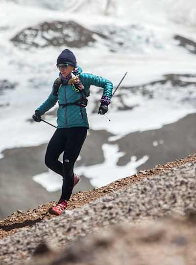 Fernanda Maciel Aconcagua mountain run record breaker