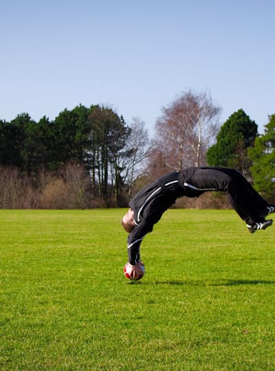 Longest throw-in world record soccer video