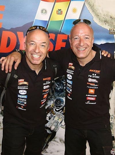 Tom Coronel films his brother Tim at Rally Dakar 2017