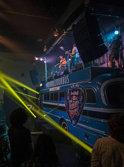 ¡Red Bull Tour Bus está listo!