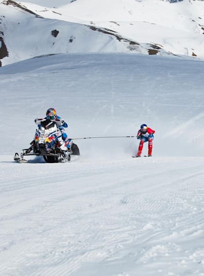 Levi LaVallee and Daron Rahlves Race Arctic Man 2017