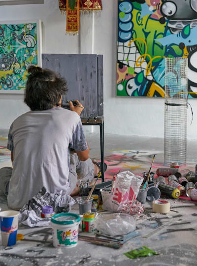 Rojan Barcelon's Art in the Beaches of Bali