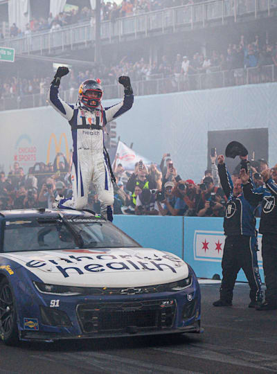 V8 supercar star Shane Van Gisbergen wins NASCAR debut
