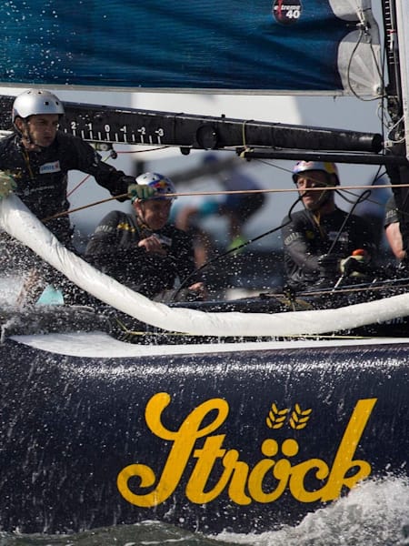 Red Bull Sailing Team on the crest of a new wave