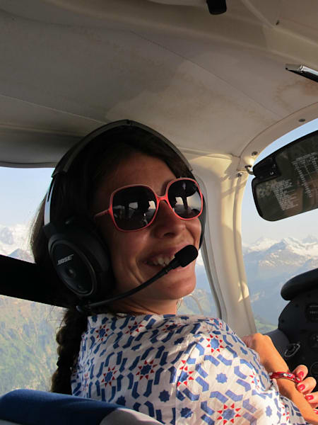 Alpine skier Dominique Gisin about skiing and flying