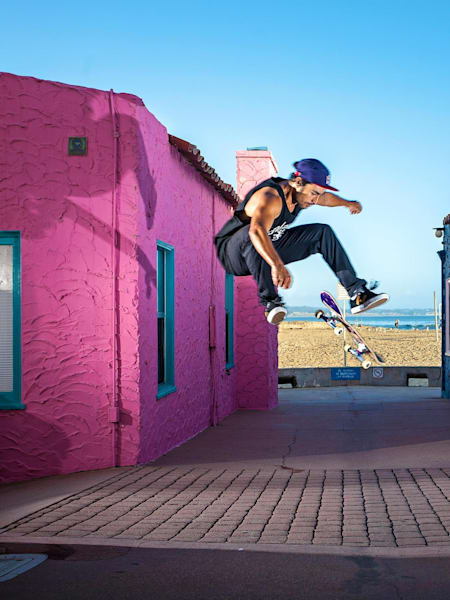 Colour and the kids - Boaz Aquino in California