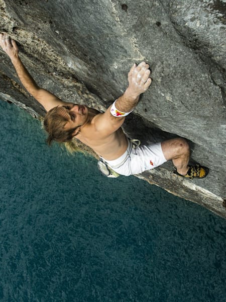 Deep water soloing is the coolest way to climb: Watch!