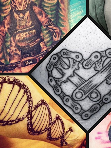 biker tattoos simple