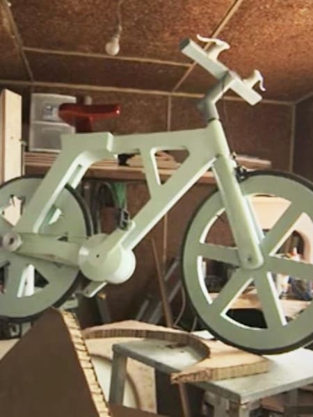 Izhar Gafni's Cardboard Bike Project *Video* | Red Bull