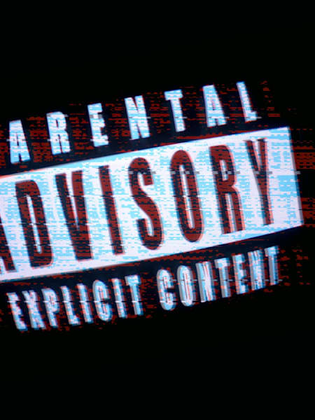 Parental Advisory Explicit Content Logo Red