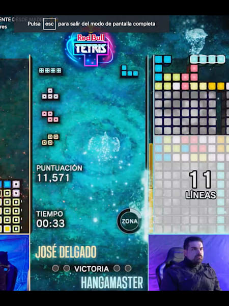 José Delgado, campeón nacional de Red Bull Tetris