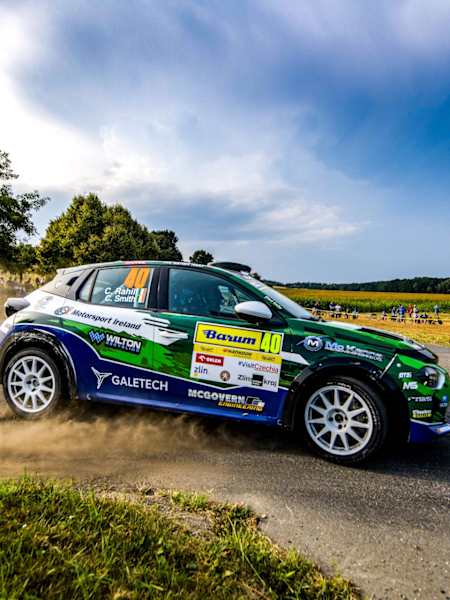 Top ERC rookie Rahill on importance of MI Rally Academy support