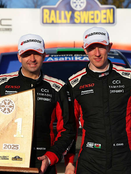 Elfyn Evans wins at WRC Rally Sweden 2025