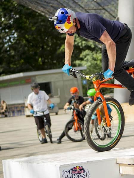 Danny MacAskill takes young riders under his wing