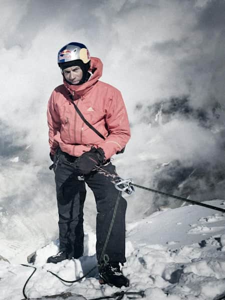 Valery Rozov's BASE jump from Ushba Mountain