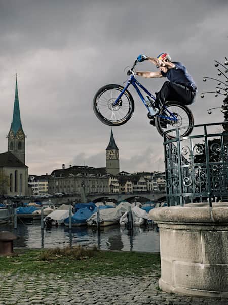 Photo shooting Danny MacAskill in Zurich