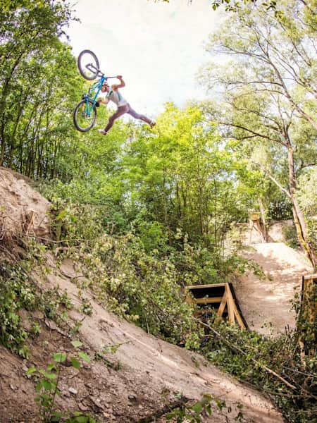 Behind the Scenes footage from a slopestyle paradise