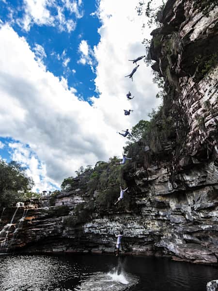 Clavadismo y el impacto del agua