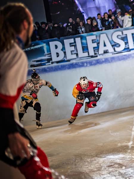 Red Bull Crashed Ice 2015 Belfast winning run