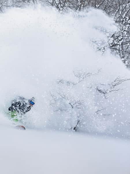 Travis Rice ja Mark Landvik Jaapani puudril