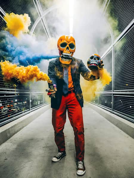 how to make colour grenade