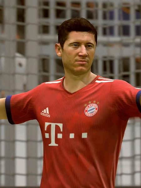 Robert Lewandowski - najlepszy napastnik w FIFA 20