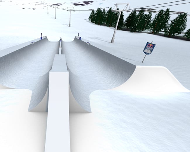 Die größte Schnee-Halfpipe aller Zeiten