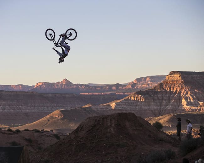 Brandon Semenuk at Red Bull Rampage 2015 MTB Event