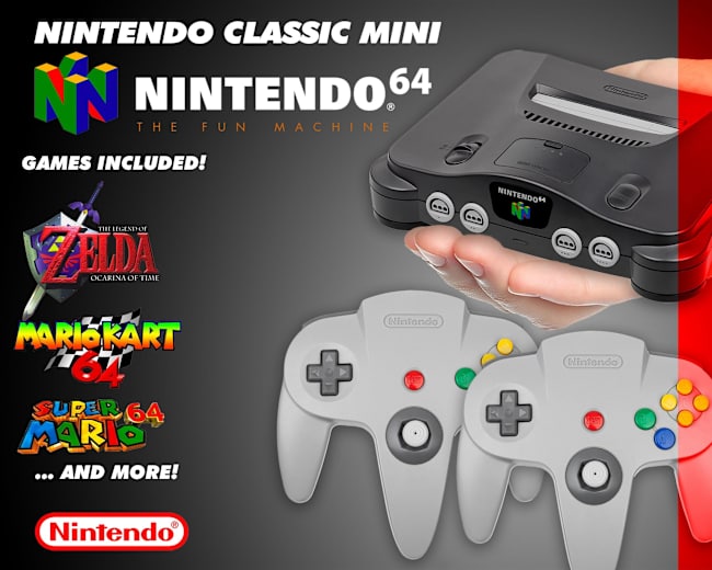 Mini Nintendo 64 Classic lista deseos | Red Bull Games