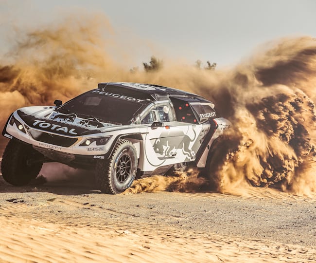 Dakar Rally: Red Bull team race in the desert *video*