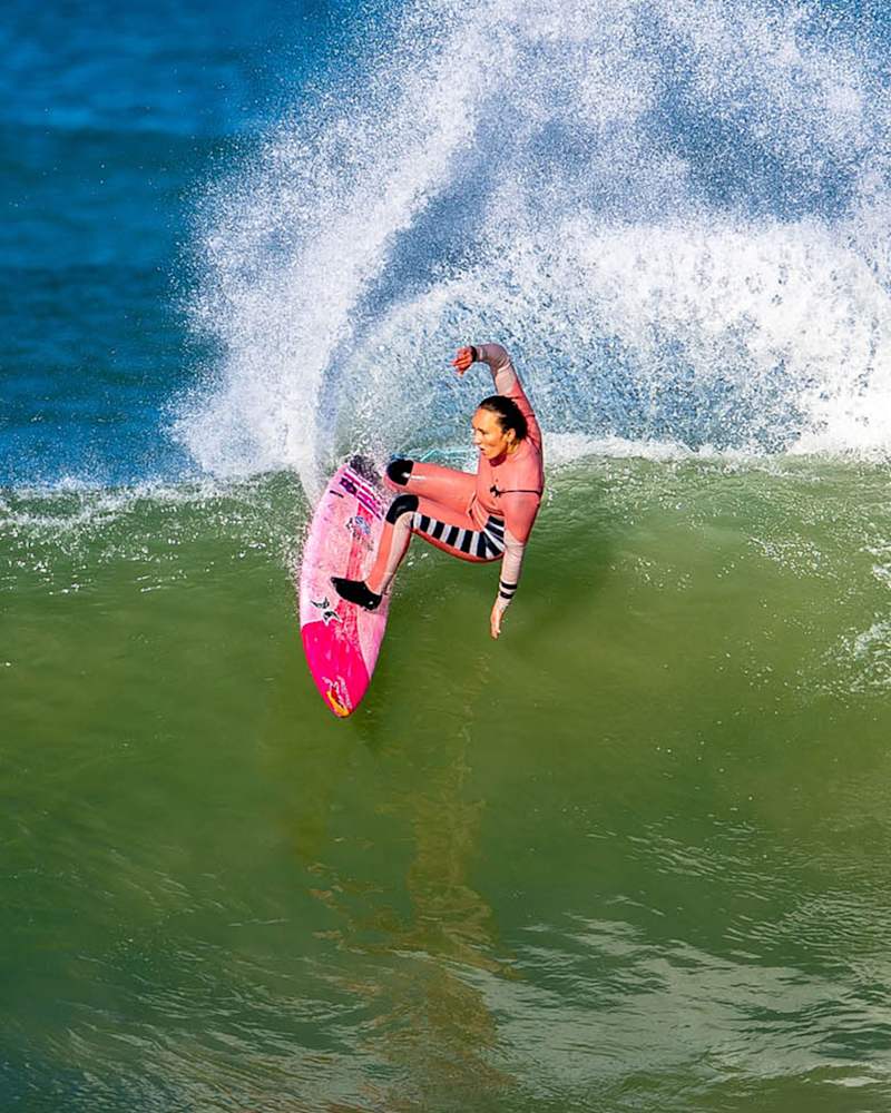 pink surfer