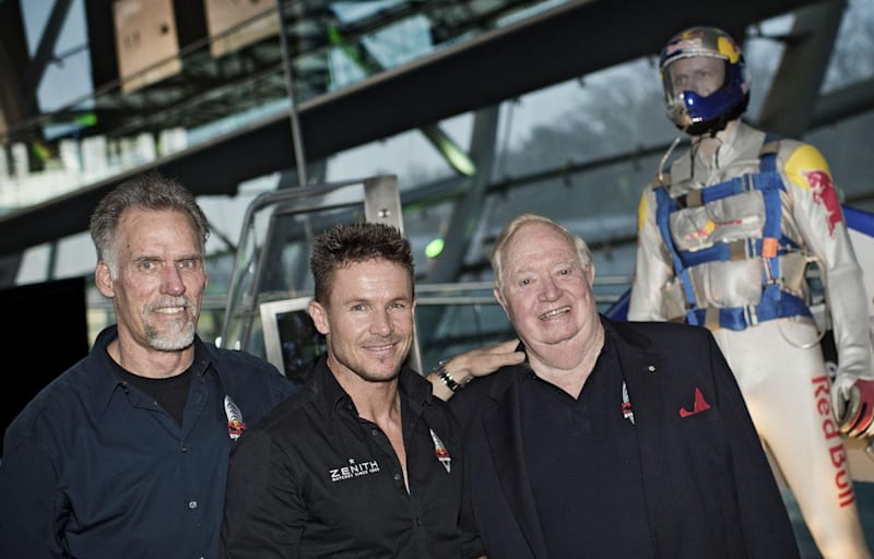 Felix Baumgartner Pressurized Space Suit