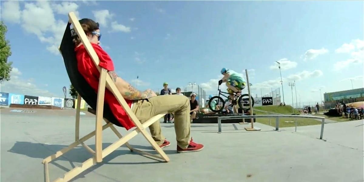 Ben Lewis odwiedził Bmx Camp - video