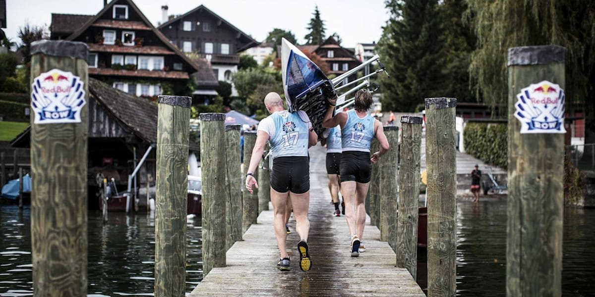 Red Bull XRow = 20km roeien + 7km lopen