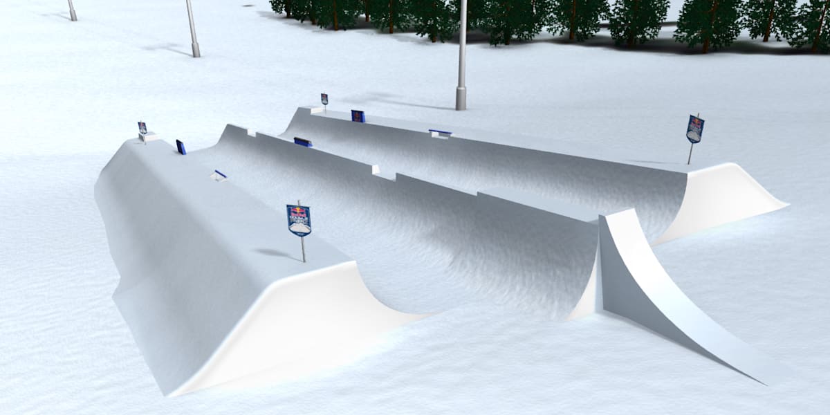 Die größte Schnee-Halfpipe aller Zeiten