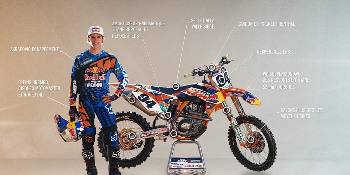 KTM 450 SXF de Ken Roczen