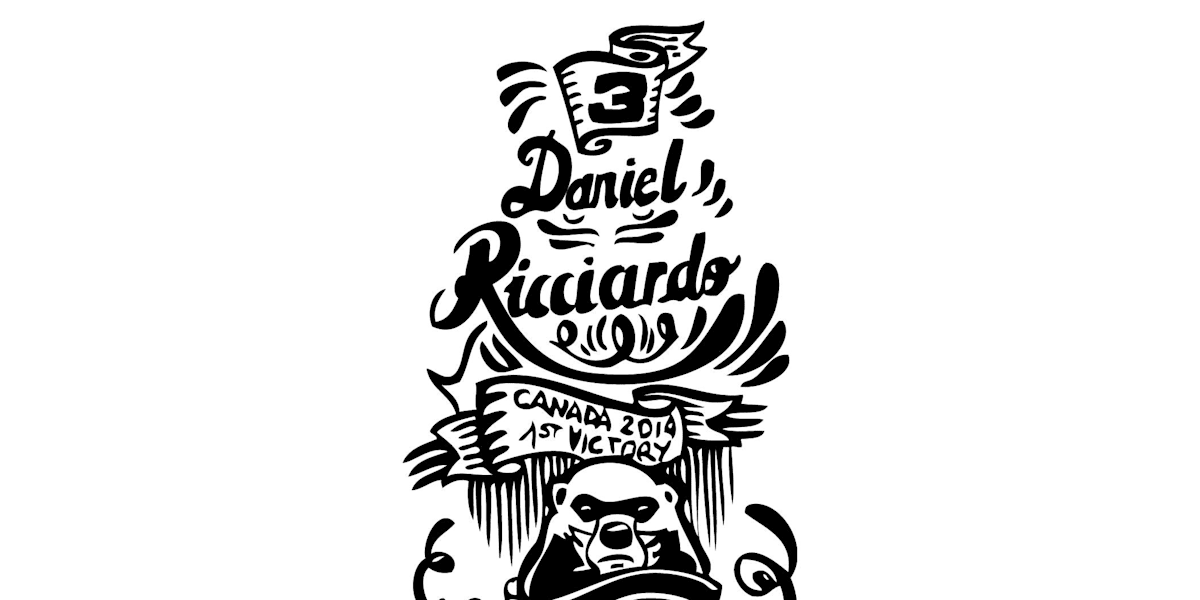 Hazte tu propio tatuaje de Daniel Ricciardo