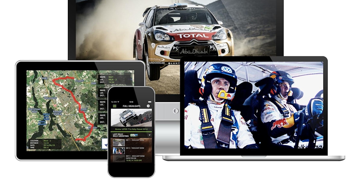 présentation de l'application et du site WRC+
