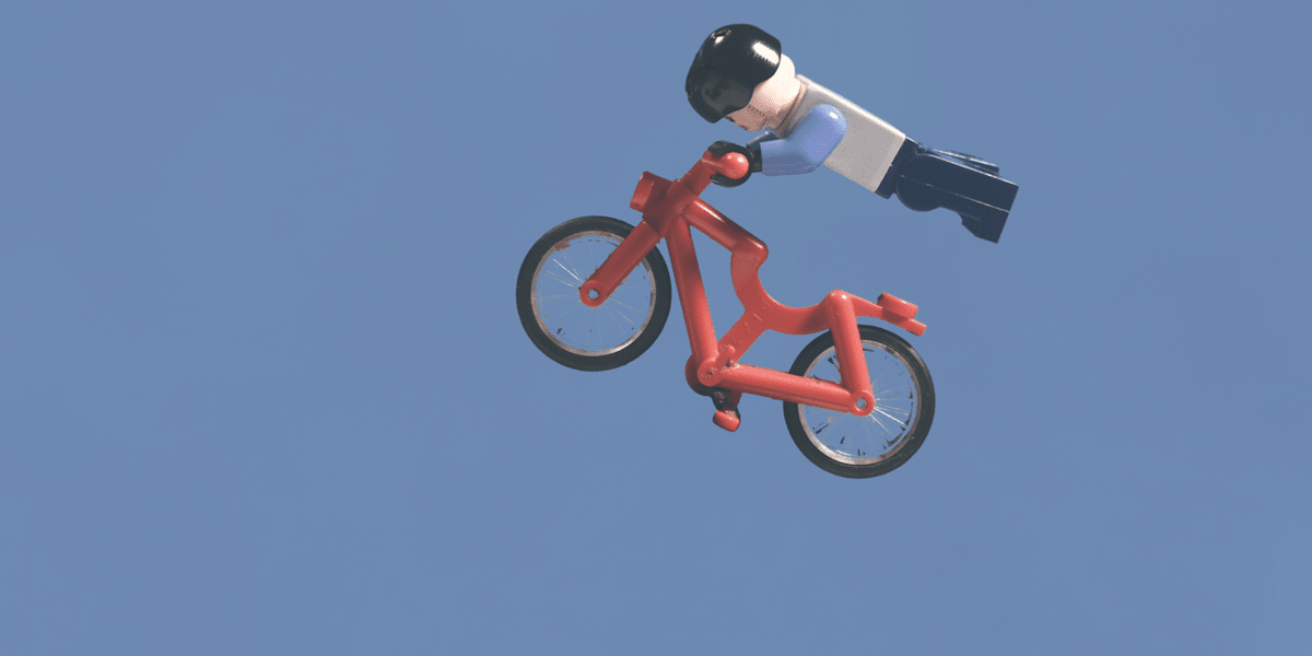 LEGO Mountain Biking | Animation | Freeride | MTB