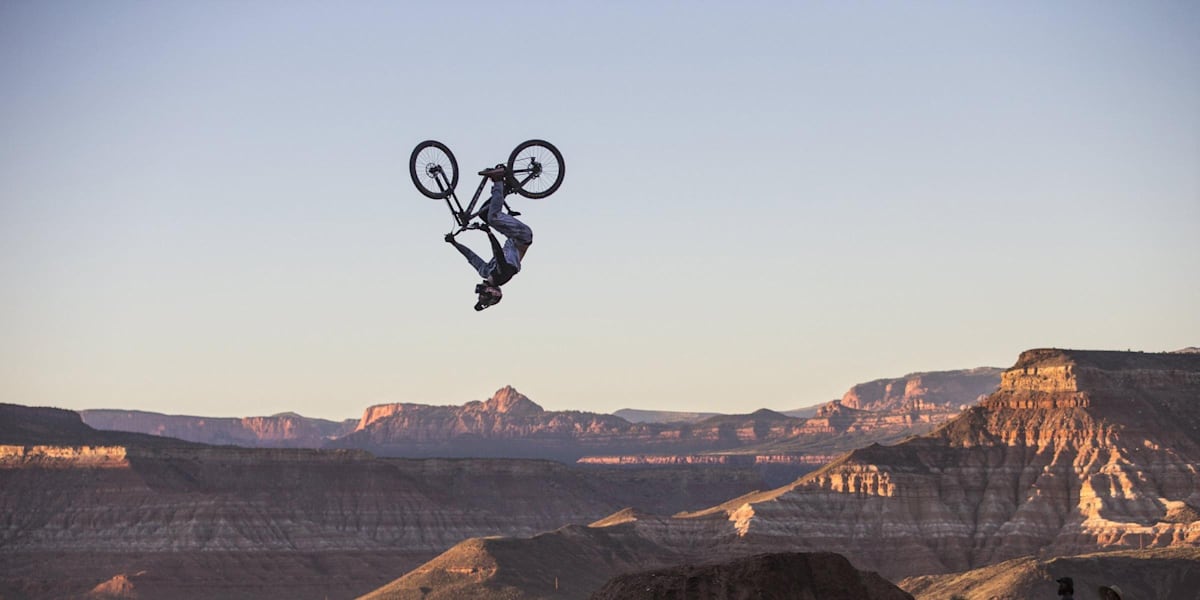 Brandon Semenuk at Red Bull Rampage 2015 MTB Event