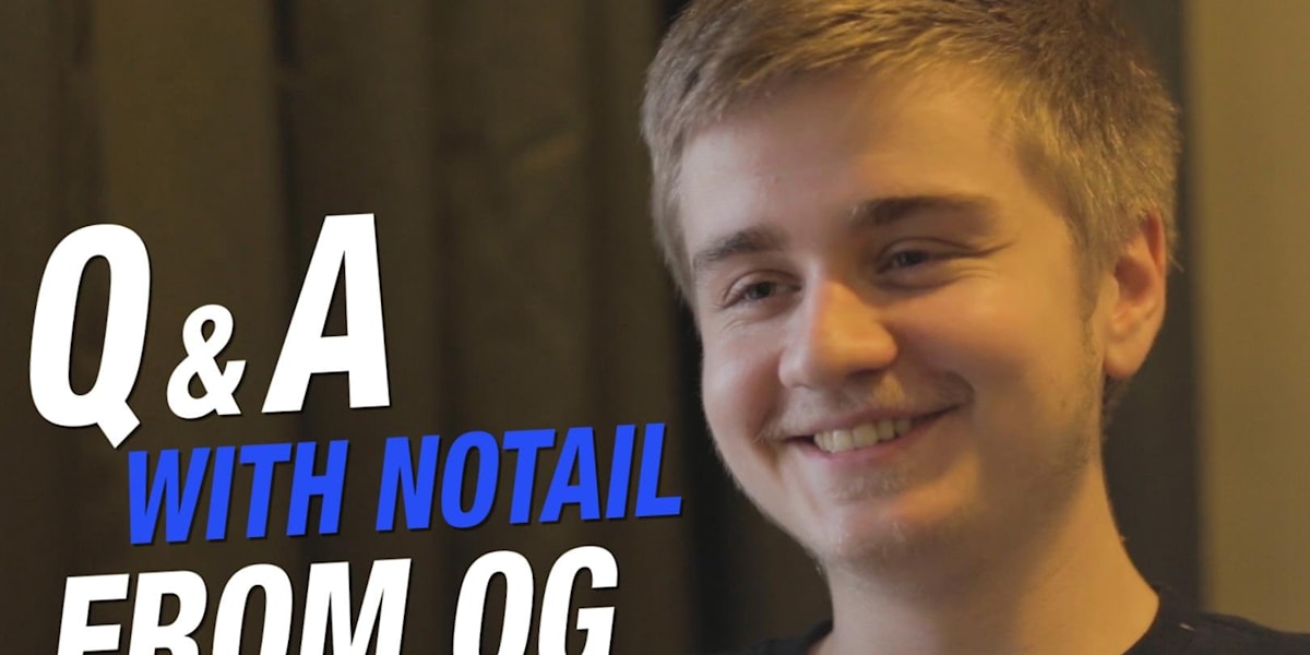 OG Dota 2 interview with N0tail TI6 | Red Bull eSports