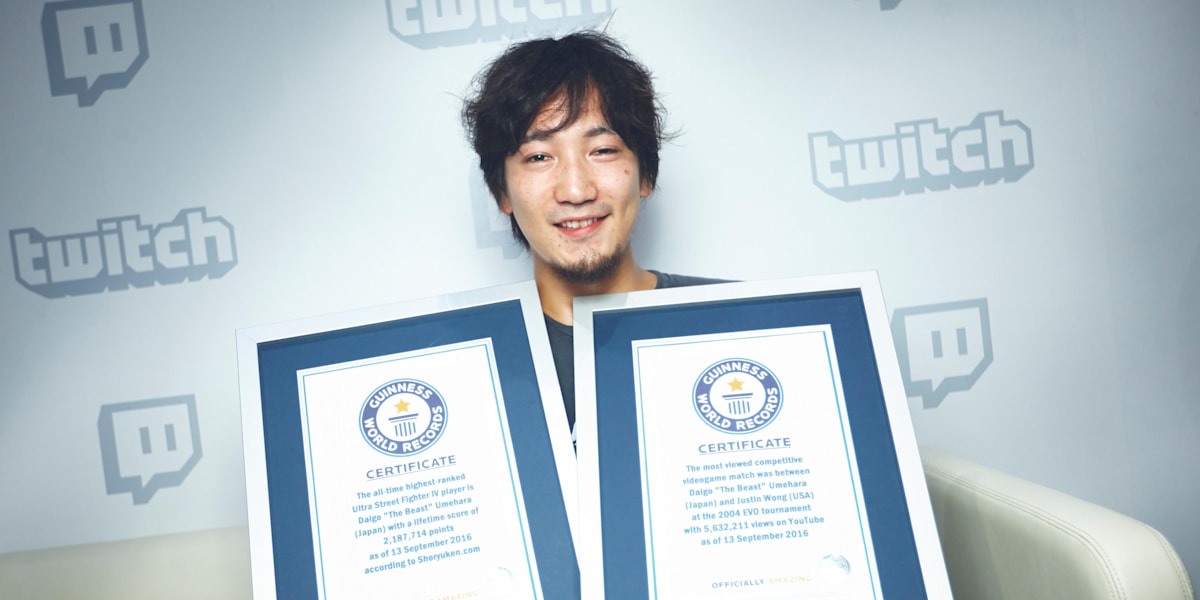 Daigo Umehara: Street Fighter ++Official Athlete Page++
