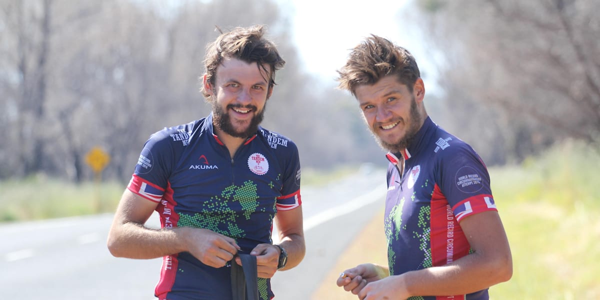 Tandem cycling world record | Red Bull