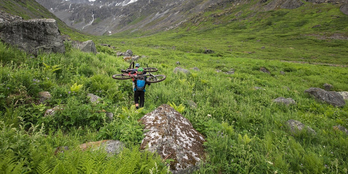 Alaska MTB Exploring | Backcountry Hut | Red Bull Bike