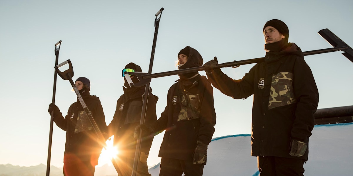 Snowpark Laax: Die Shaper Crew